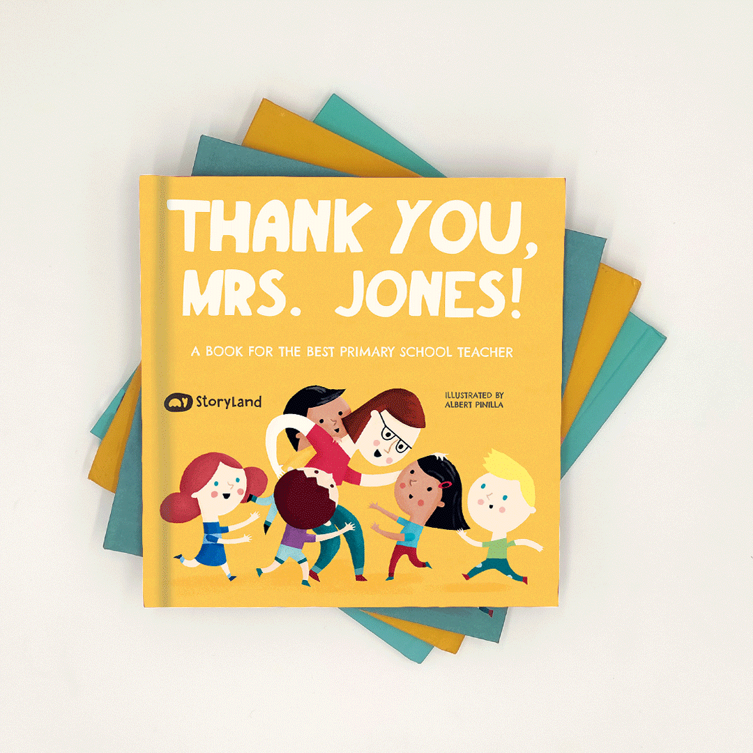 Thank you, teacher! | Personalised Books | MiCuento®